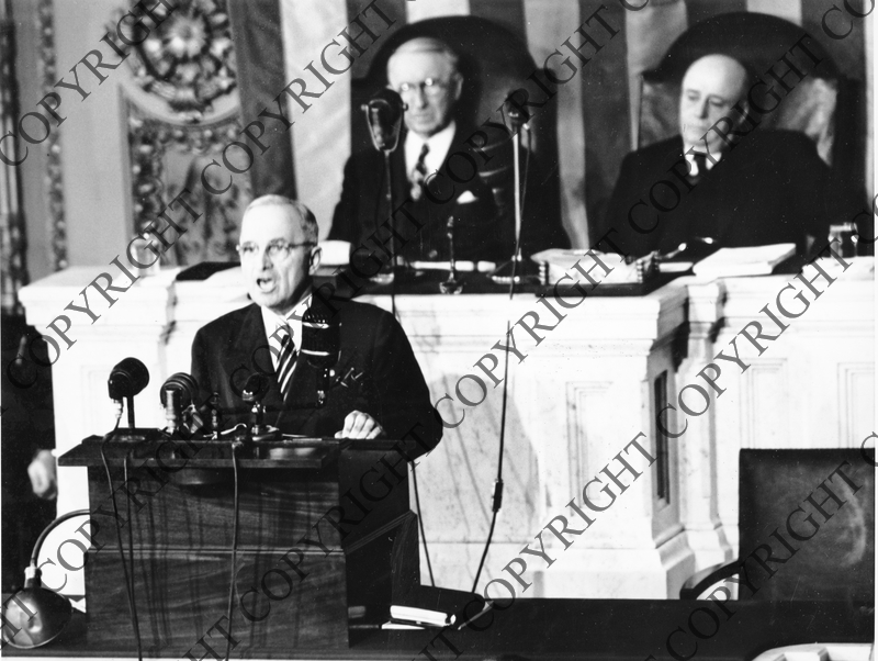 President Harry S. Truman Speaks to Congress and the Nation About the ...
