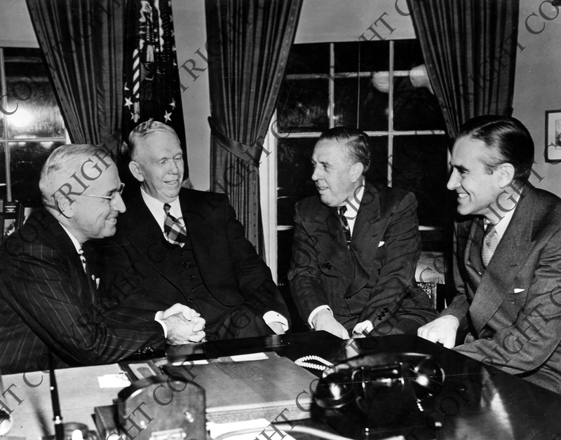 Truman with international affairs advisors | Harry S. Truman