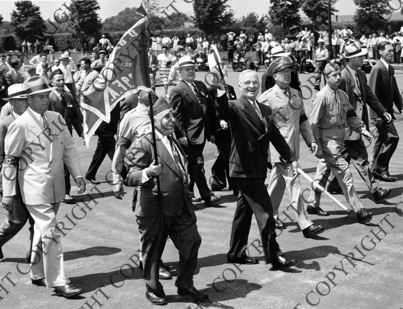 Truman Marching in Battery D Parade in Kansas City | Harry S. Truman