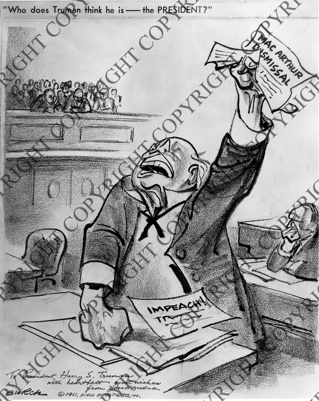 MacArthur political cartoon | Harry S. Truman