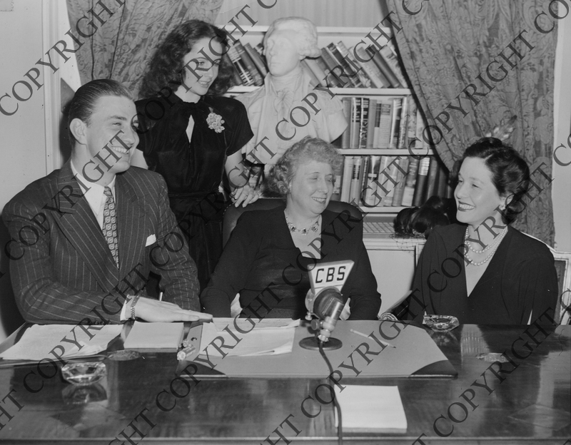 Bess Truman, Elizabeth Taylor, and others speaking from White House for ...