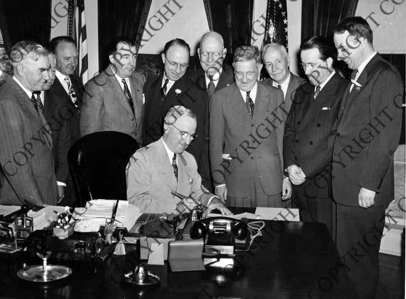 President Truman Signs Bill | Harry S. Truman