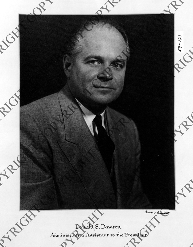 Portrait of Donald S. Dawson | Harry S. Truman