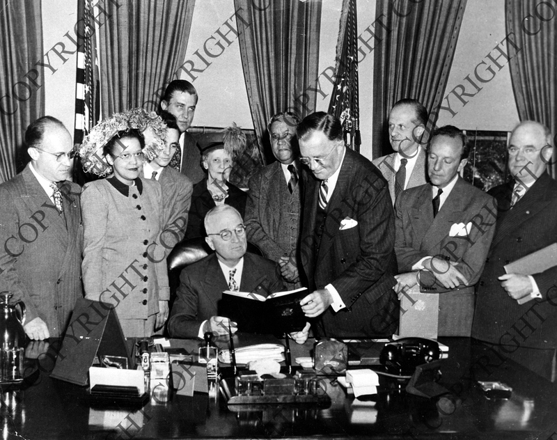 Truman receiving report on Civil Rights | Harry S. Truman