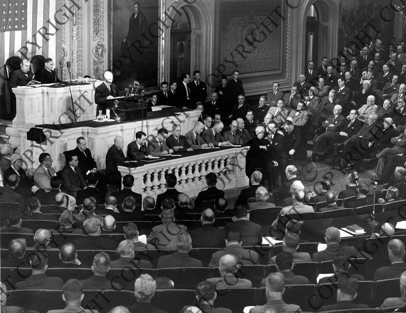 Harry S. Truman giving a speech to Congress | Harry S. Truman