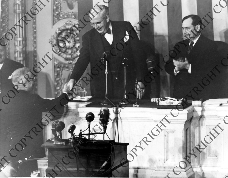 Harry S. Truman giving a speech to Congress | Harry S. Truman