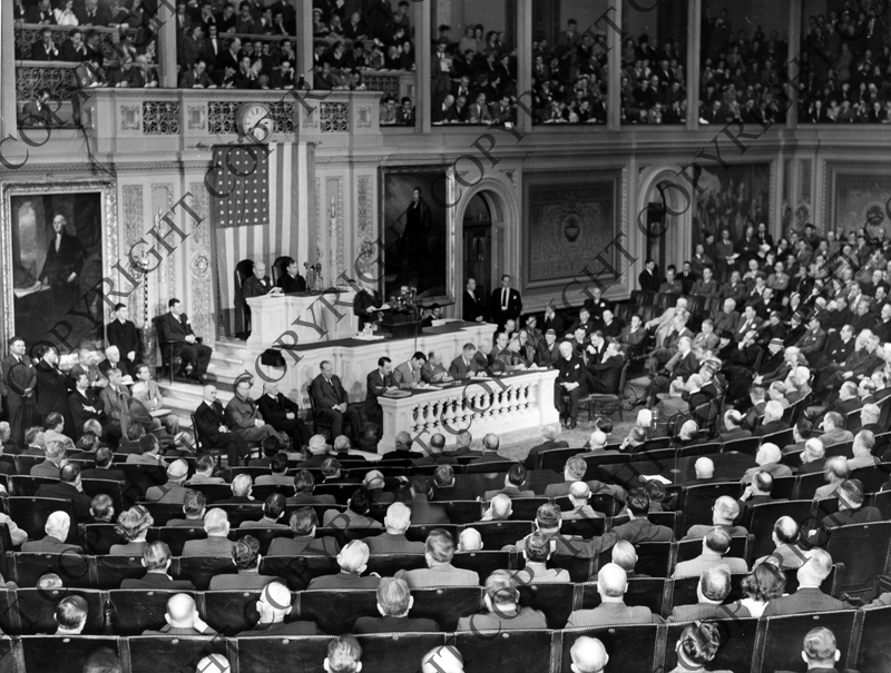 President Truman delivering State of the Union address | Harry S. Truman