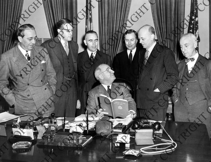 President Truman with Air Policy Commission | Harry S. Truman