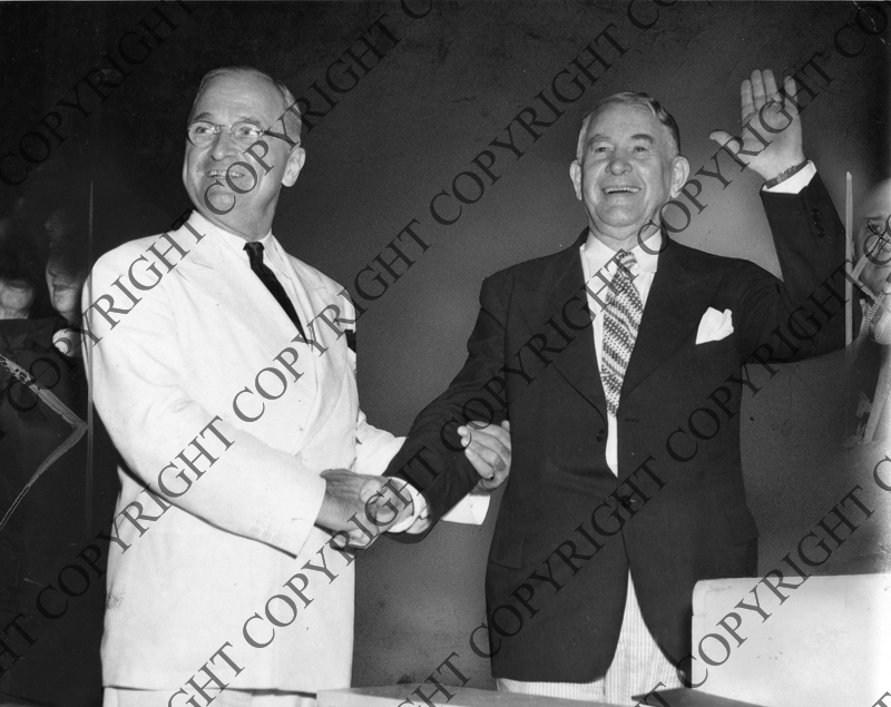 Harry S. Truman and Alben Barkley at Democratic Convention | Harry S ...
