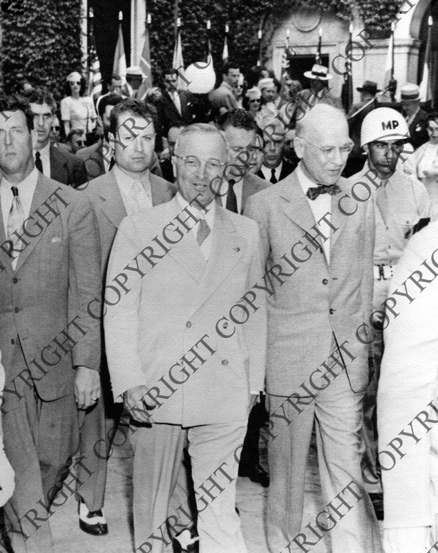 President Truman and others at the University of Kansas City | Harry S ...