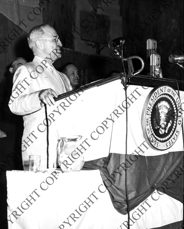 Truman giving speech in Springfield, Missouri | Harry S. Truman