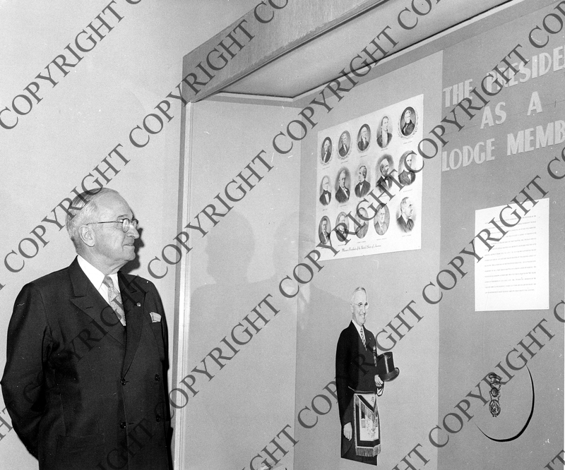 Truman at Masonic exhibit in Truman Library | Harry S. Truman