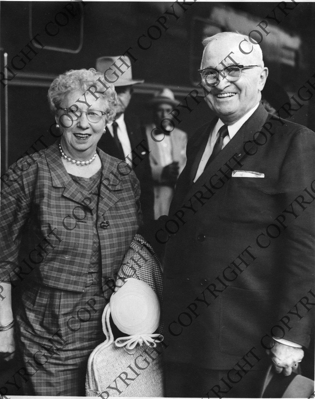 Truman and wife at railway station | Harry S. Truman