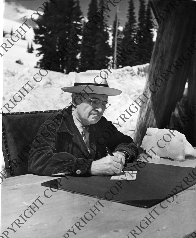President Harry S. Truman on Mount Rainer | Harry S. Truman