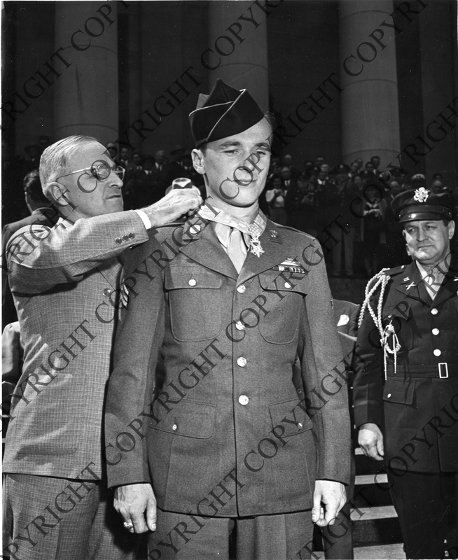 President Harry S. Truman Awards Congressional Medal of Honor to ...