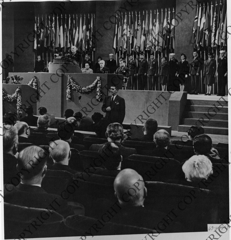 President Harry S. Truman Speaking at the United Nations Conference ...