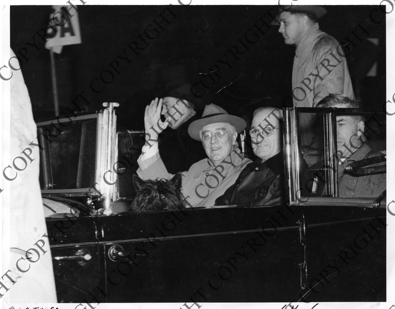 President Franklin D. Roosevelt, Vice President-Elect Harry S. Truman ...