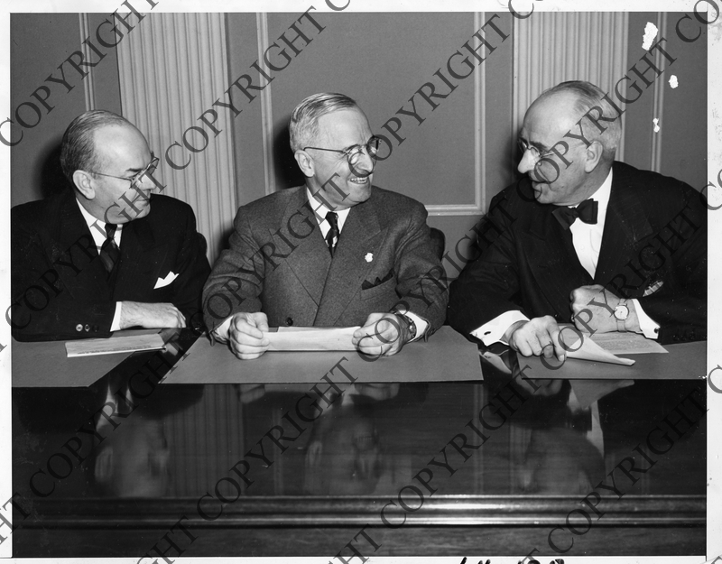 President Harry S. Truman with John Snyder and O. Max Gardner | Harry S ...