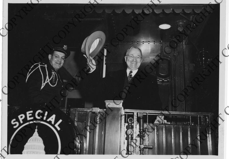 President Harry S. Truman on the Back of the Train | Harry S. Truman