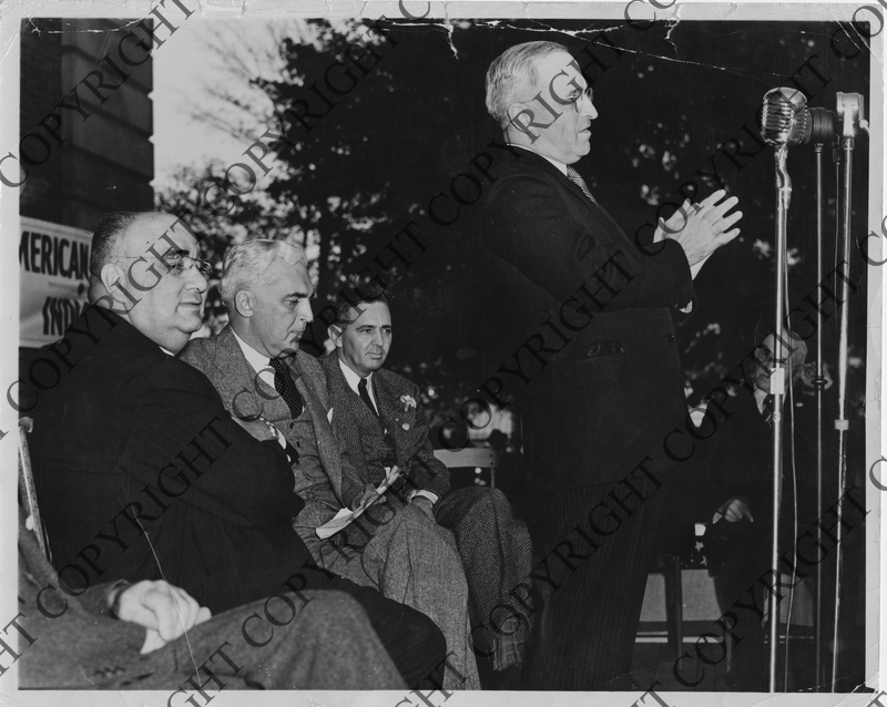 Senator Harry S. Truman Giving a Speech | Harry S. Truman