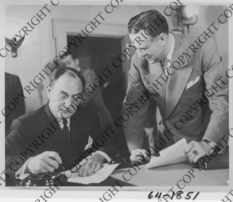 Edward McKim with Edwin Pauley | Harry S. Truman