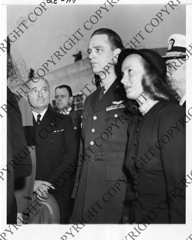 President Harry S. Truman Attending Roosevelt Funeral Procession ...
