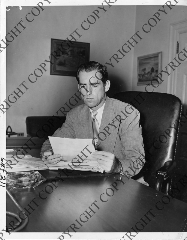 Matt Connelly Reading Letters | Harry S. Truman