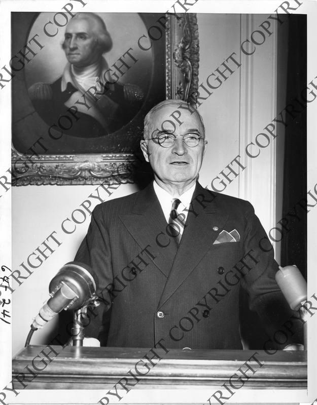 President Harry S. Truman Delivering Speech | Harry S. Truman
