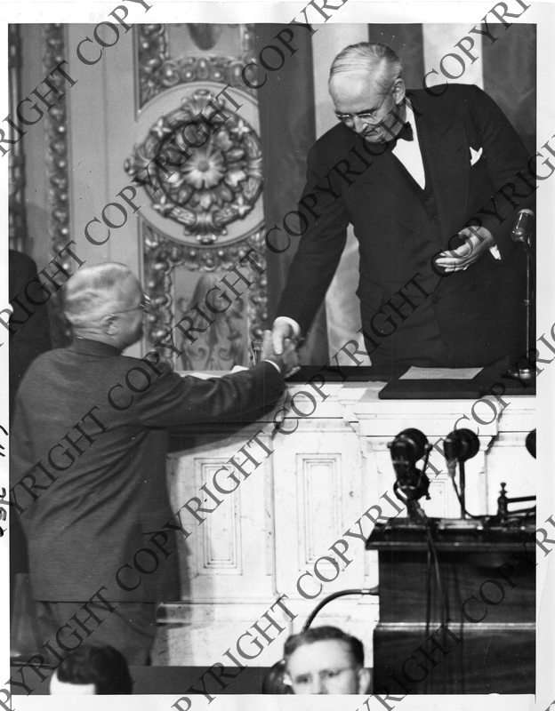 President Harry S. Truman Greeting Arthur Vandenberg | Harry S. Truman