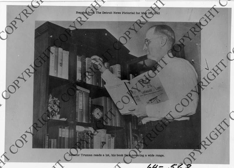 Senator Harry S. Truman Reading | Harry S. Truman