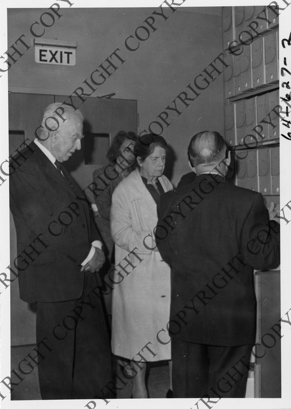 Dr. Arthur Toynbee with Mrs. Toynbee and Dr. Philip C. Brooks | Harry S ...