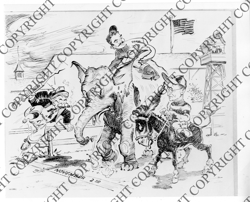 Photograph of a Political Cartoon | Harry S. Truman