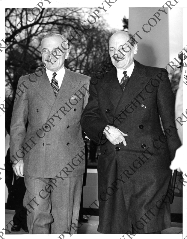 President Harry S. Truman and Prime Minister Clement Attlee | Harry S ...