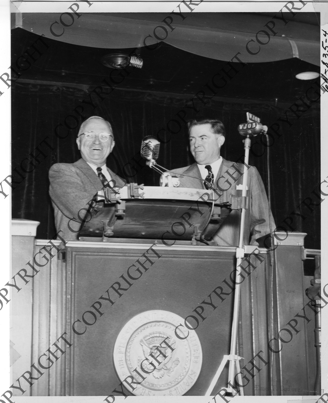 President Harry S. Truman with Congressman Ray Madden | Harry S. Truman