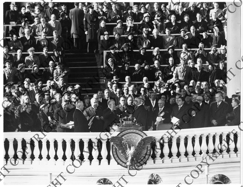 Vice President Alben W. Barkley Taking Oath | Harry S. Truman