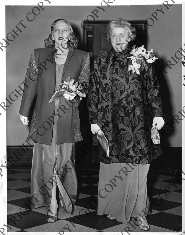 Bess Truman and Margaret Truman Enter the Metropolitan Opera House ...