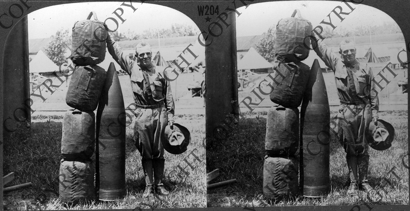 Stereograph of Projectile for the 12 inch Disappearing Gun | Harry S ...