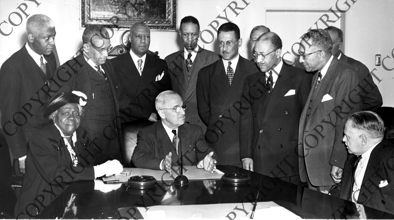 President Harry S. Truman Meets with African American Leaders | Harry S ...