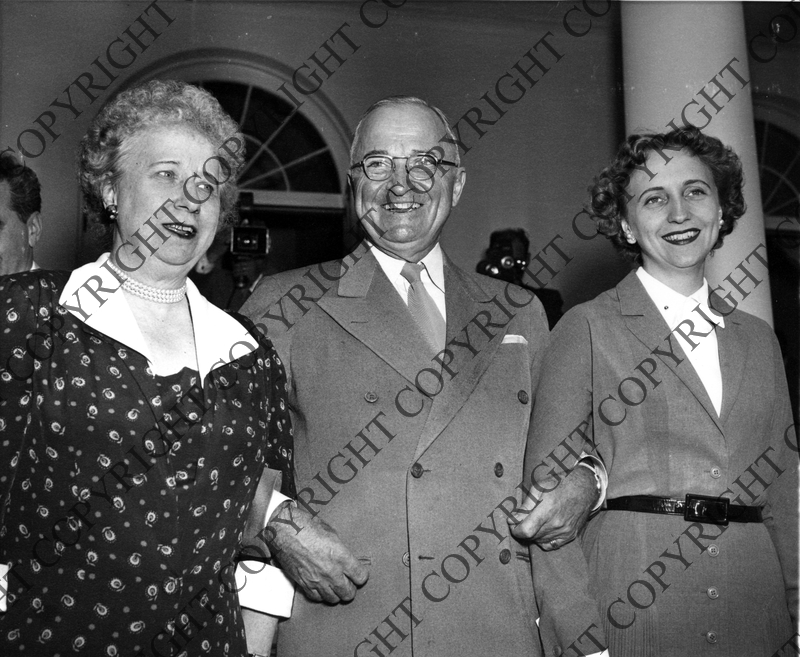 Truman family on steps of White House | Harry S. Truman