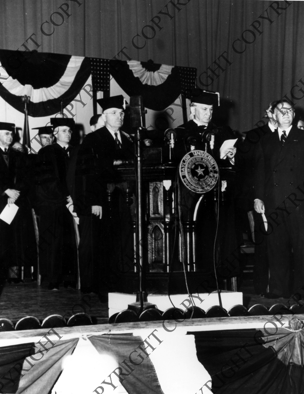 President Truman Receives Degree from Baylor University | Harry S. Truman