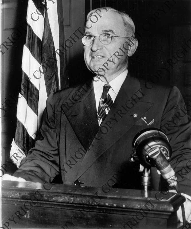 Truman at Podium at Unidentified Event | Harry S. Truman