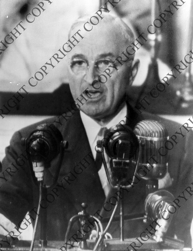 Truman Addresses Rising Cost of Living as he Speaks Before Joint ...