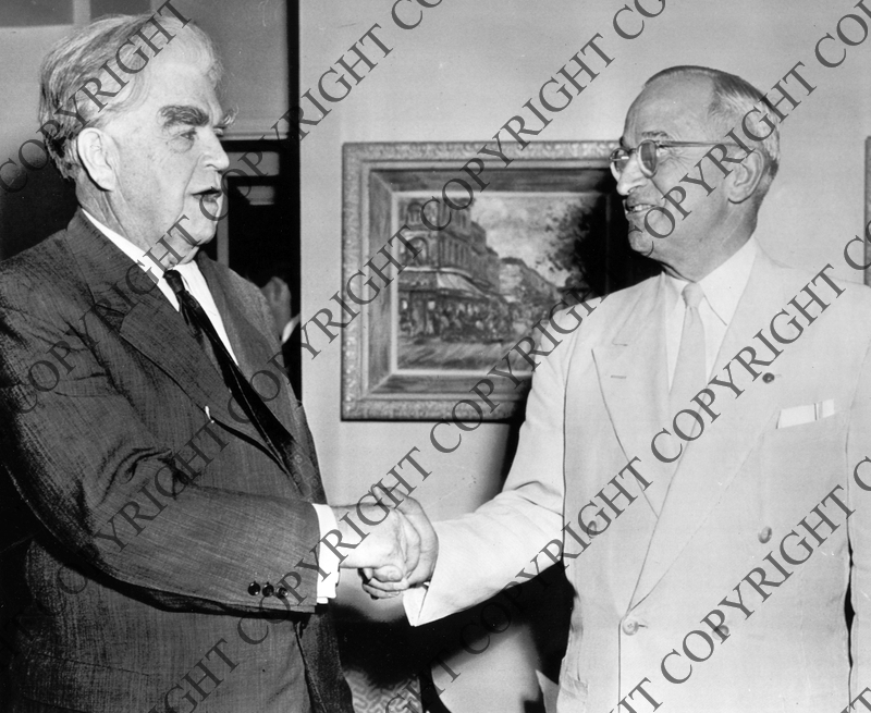 Truman Shakes Hands with John L. Lewis | Harry S. Truman