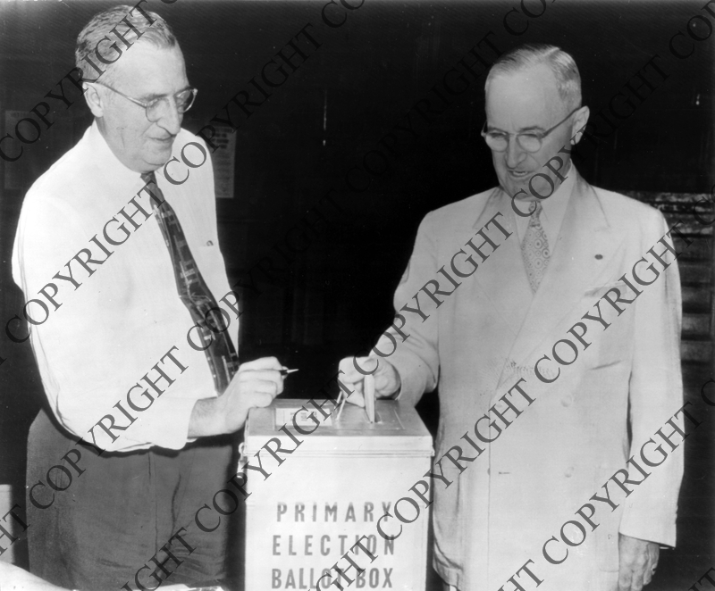President Truman Votes in Independence Missouri | Harry S. Truman