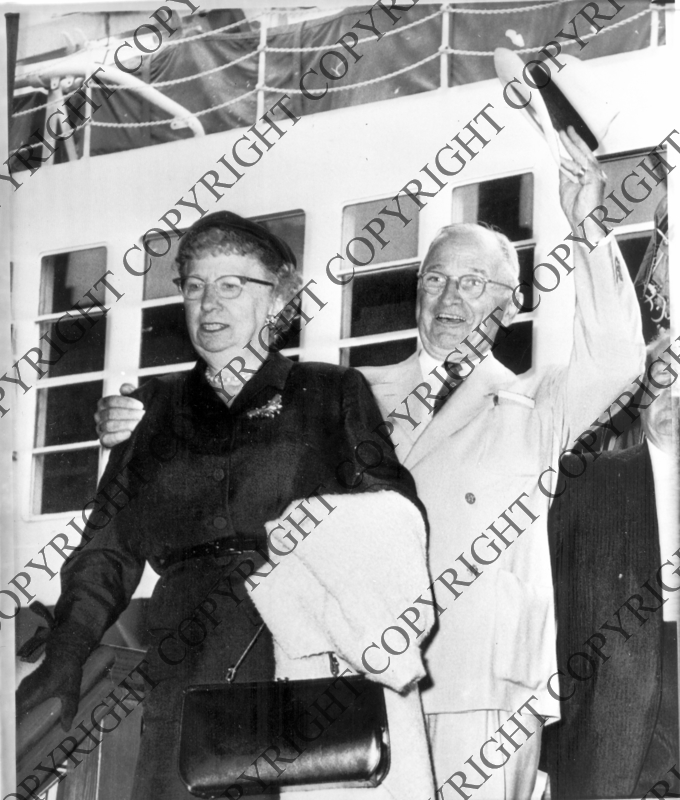 Harry and Bess Aboard the S.S. Constitution | Harry S. Truman