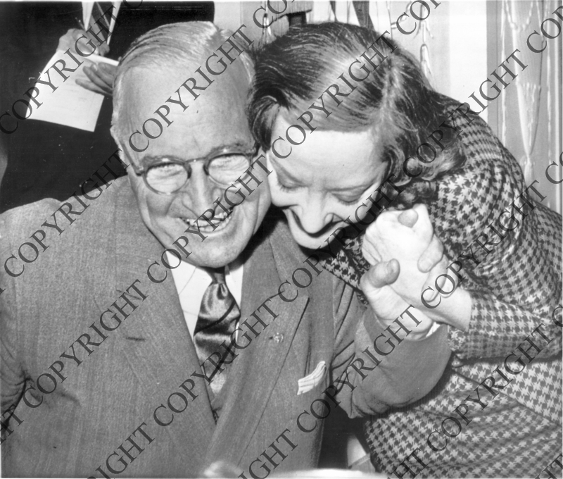 Harry S. Truman Gets a Hug From Tallulah Bankhead | Harry S. Truman