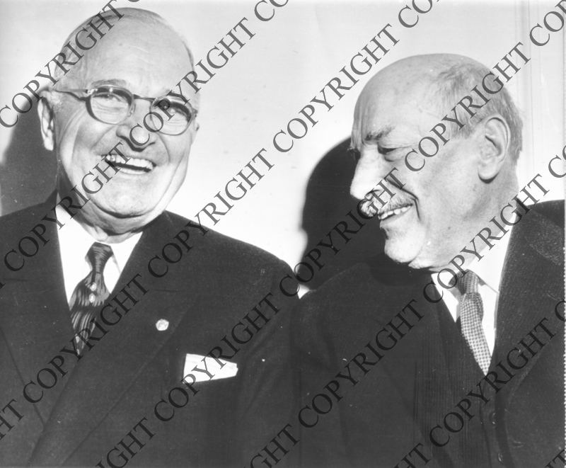 Former President Truman Enjoys a Laugh with Clement Attlee | Harry S ...