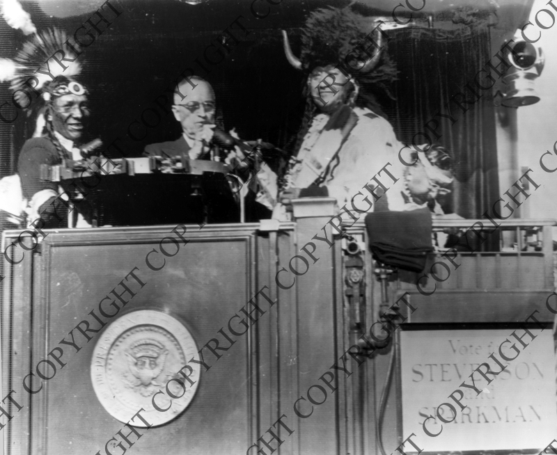 President Truman Smokes Peace Pipe with Chief First To Fly | Harry S ...