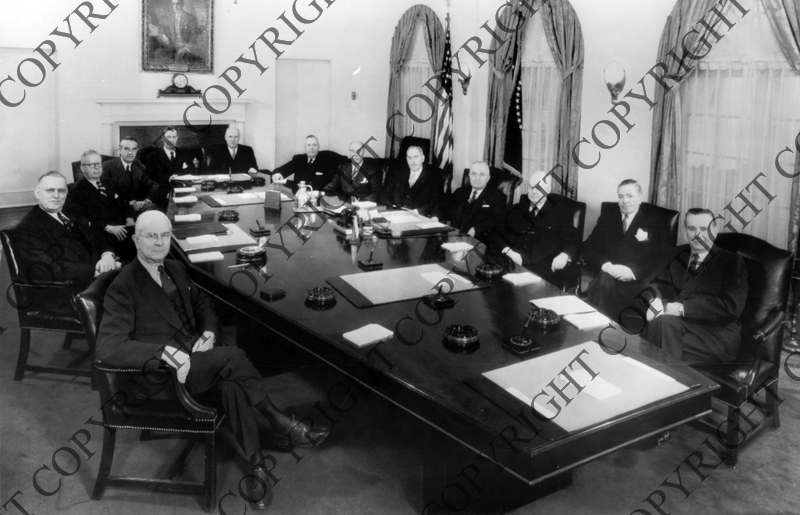 President Harry S. Truman Poses with Cabinet Members | Harry S. Truman