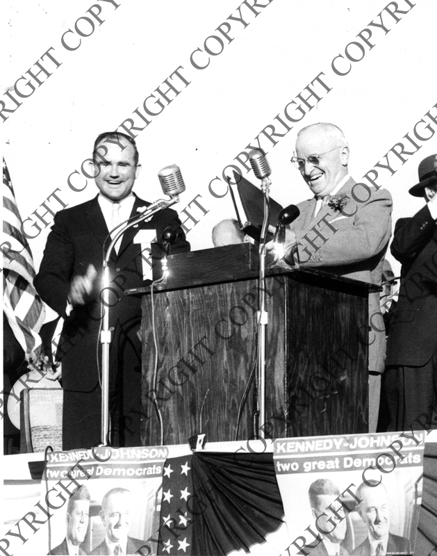 Former President Truman with Governor John Patterson in Decatur ...